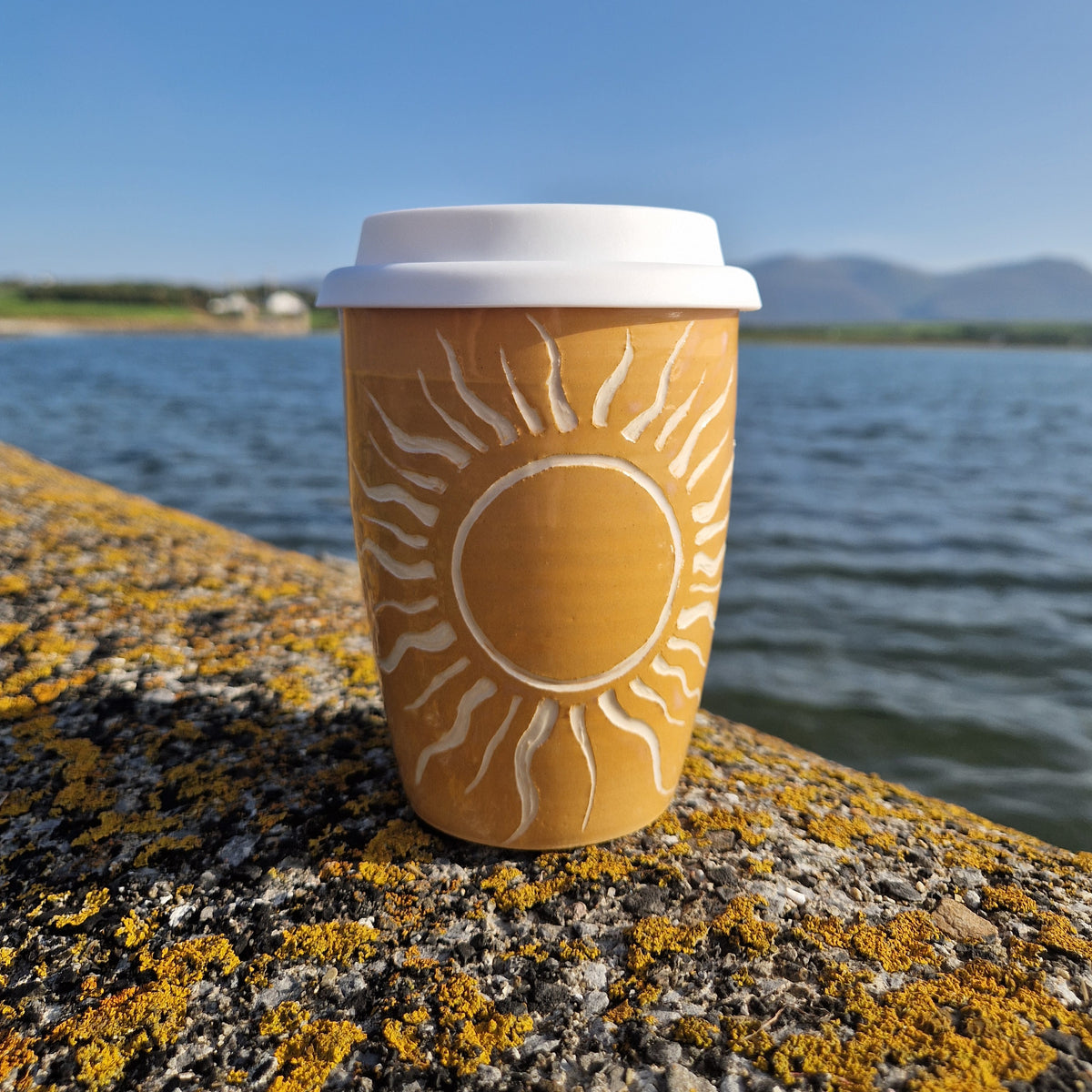 Sun Beam Travel Mug – Grounded Pottery